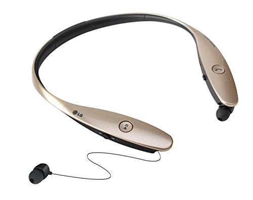 LG Electronics Tone Infinim HBS-900 Bluetooth Wireless Stereo Headset- Retail Packaging - Gold