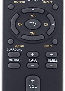 Sound Bar Remote Control RM-ANU159 Replacement for Sony Audio System HT-CT60/C SA-CT60 SS-WCT60 HT-CT60