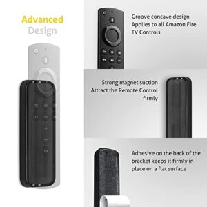 Holder for Fire TV Remotes, Magnetic Remote Control Holder Compatible with Fire TV Cube,Alexa Voice Remote Pro(3rd Gen Pro),Fire TV Stick (2nd Gen,3rd Gen,4K,Lite)