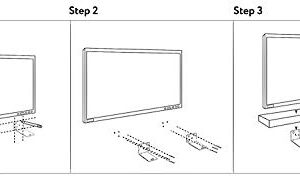 Impresa Wall Mount Kit for SoundTouch 300 Soundbar Bose Compatible- Compare to WB-300 Wall Bracket