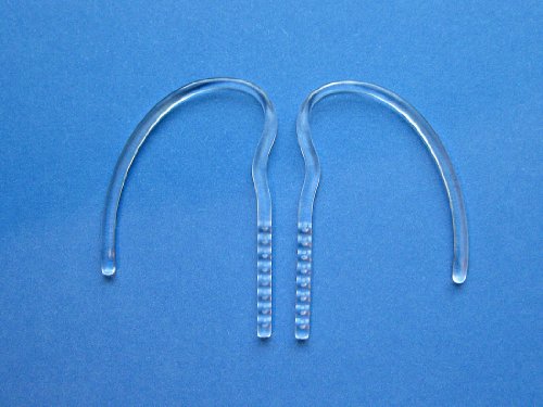 2 Clear Long Earhooks Earloops Compatible with Blueant T1, V1, V1x, Z9, Z9i Headset Wireless Devices