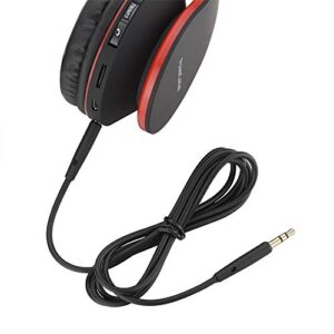 PowerLocus Rose Gold Bluetooth Headphones with Black/Red Bluetooth Headphones