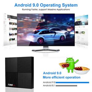 T95 Mini Android 9.0 TV Box, TUREWELL Android TV Box 2GB RAM 16GB ROM Video Box H6 Quadcore cortex-A53 Smart TV Box 2.4GHz WiFi 3D 6K Android Box Streaming Media Player