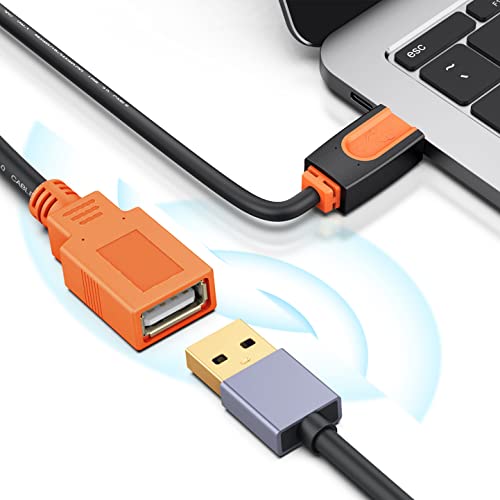 USB Extension Cable 20 ft, SNANSHI USB 2.0 Extension Cable USB Male to Female for Webcam, USB Camera, Printer, Mouse, Keyboard, Controller and More