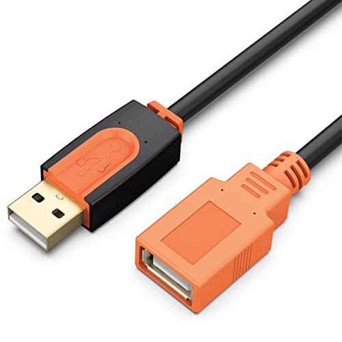 USB Extension Cable 20 ft, SNANSHI USB 2.0 Extension Cable USB Male to Female for Webcam, USB Camera, Printer, Mouse, Keyboard, Controller and More