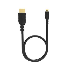 Wenter Micro HDMI to HDMI Adapter Cable, 6.5ft/2M Micro HDMI to HDMI Cable (Male to Male) for Gopro Hero and Other Action Camera/Cam with 4K/3D Supported