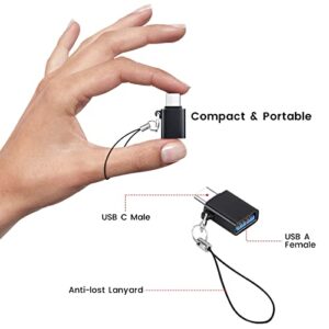 USB C Cable Replacement for Focusrite Scarlett Solo(3rd Gen), Scarlett 2i2(3rd Gen) Audio Interface, with USB C Male to USB Female Adapter, Nylon Braided, 6.6 ft