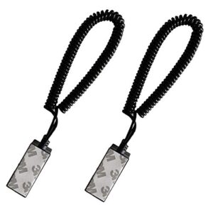 [pibridge] remote control security cable remote control security lock, tether for remote control (4 feet 2 pack)