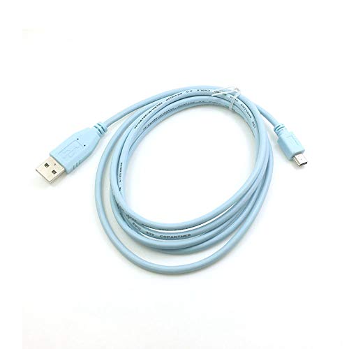 6FT USB to Mini USB Routers & Switches Cable Network Routers USB Console Cable CAB-Console-USB Compatible Cisco 1900,2900 and 3900 Series Routers,2960,3750,and 3750-X Catalyst Series Switches