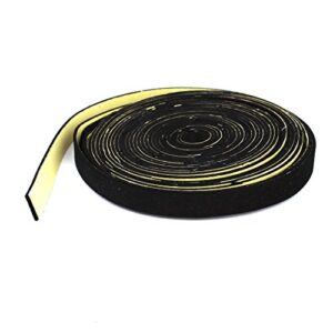 uxcell a15011200ux0421 black 5m 16.5ft length car speaker sealing tape