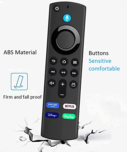 Voice Remote Control L5B83G Replacement for Fire TV (3rd Gen, Pendant Design), Fire TV Lite, Fire TV Stick 4K Max/Bundle (2nd Gen and Later), TV Cube (1st Gen and Later)