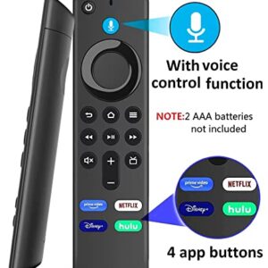 Voice Remote Control L5B83G Replacement for Fire TV (3rd Gen, Pendant Design), Fire TV Lite, Fire TV Stick 4K Max/Bundle (2nd Gen and Later), TV Cube (1st Gen and Later)