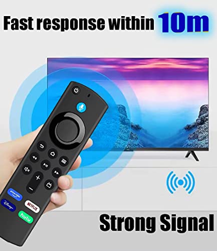 Voice Remote Control L5B83G Replacement for Fire TV (3rd Gen, Pendant Design), Fire TV Lite, Fire TV Stick 4K Max/Bundle (2nd Gen and Later), TV Cube (1st Gen and Later)