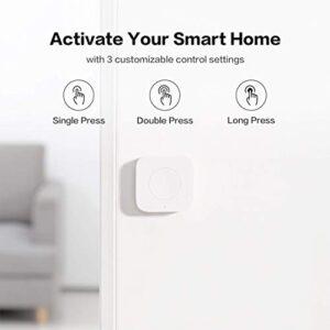 Aqara Wireless Mini Switch Plus Aqara Motion Sensor, Requires AQARA HUB, Zigbee Connection, for Remote Monitoring, Alarm System and Smart Home Automation