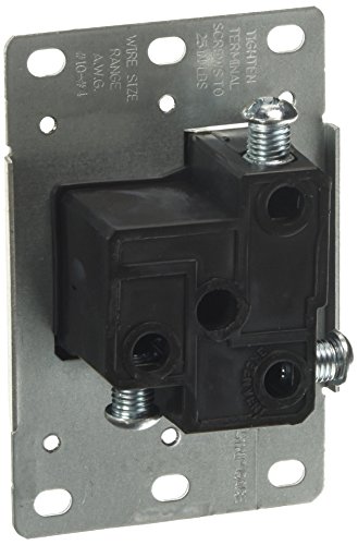 Leviton 5374-S00 50 Amp, 250 Volt, Flush Mounting Receptacle, Straight Blade, Industrial Grade, Grounding, Black, 1-Pack