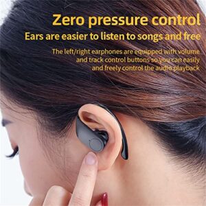 Led Digital Display Touch-Control Wireless Earphones Bluetooth TWS Stereo Earbuds Waterproof Noise Cancelling Headset with Mic Ear Hooks for Play Games Sport