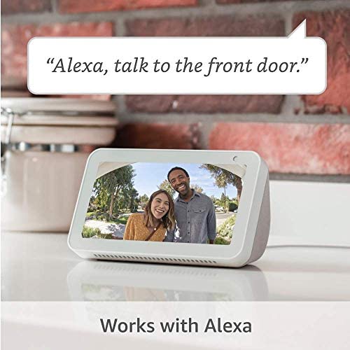 Ring Video Doorbell (Satin Nickel) bundle with Echo Show 5 (2nd Gen)