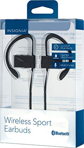 Insignia - NS-AHBTSPORT2 Wireless in-Ear Headphones - Black