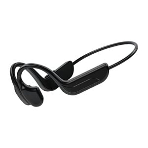 xunion wireless bluetooth headphones outdoor stereo earbuds bone-conduction earphone sports waterproof headset microphone gt0, black gt0