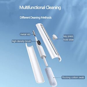 3 in 1 Headphone Cleaning Pen - Multifunctional Pen Cleaner, Retractable Earphone Cleaner for Smartphones, Cameras, Hearing Aids, Keyboards, Tablets