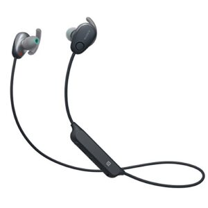 sony sp600n wireless noise canceling sports in-ear headphones, black (wi-sp600n/b)