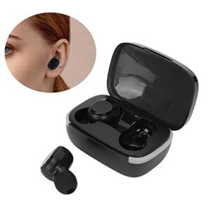 ASHATA Wireless Earbuds, Bluetooth Headphones with Microphone, IPX7 Waterproof HiFi Deep Bass High Fidelity Stereo Earphones with Lightning Charging Case for Sports Work