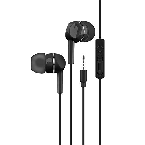 Tadayimes for Apple Android Boxed Smart Tuning Mobile Phone Headset in-Ear Stereo Wire Earbuds Sports Headphones