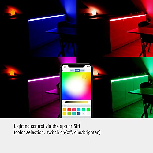 Eve Light Strip - Apple HomeKit Smart Home LED Lights Strip, Full Color Spectrum and White, 1800 Lumens