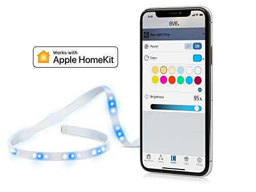 Eve Light Strip - Apple HomeKit Smart Home LED Lights Strip, Full Color Spectrum and White, 1800 Lumens