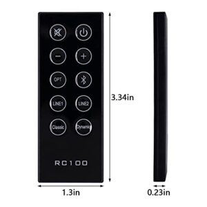 Replacement Remote Control RC10D for Edifier R2000DB Soundbar System Bookshelf Speakers