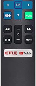 ENWShop Replacement Remote for All TCL Roku TV with Sling, VUDU and Hulu Shortcuts. RC280