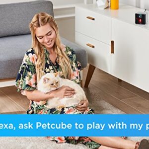 Petcube [2017 Item] Play Smart Pet Camera with Interactive Laser Toy. Remote Dog/Cat Monitoring with HD 1080p Video, Two-Way Audio, Night Vision, Sound/Motion Alerts. App-Enabled Pet and Home Safety