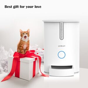 Automatic Pet Feeder for Cats and Puppies, Smart Food Dispenser Up to 6 Meals a Day Scientific Feeding Keep Pets Weight Health Controlled by IPhone Android or Other Smart Devices Anywhere