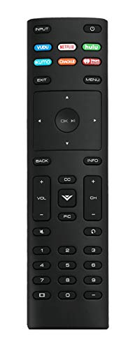 XRT136 Remote Replacement for All Vizio TV D24f-F1 D32f-F1 D43f-F1 D50f-F1 P75-E1 E43-E2 E50-E1 E50x-E1 E55-E1 E55-E2 E60-E3 E65-E0 E65-E1 E65-E3 E70-E3 D24h-G9 D40f-G9 D50x-G9 V505-G9 PQ65-F1 E43-F1