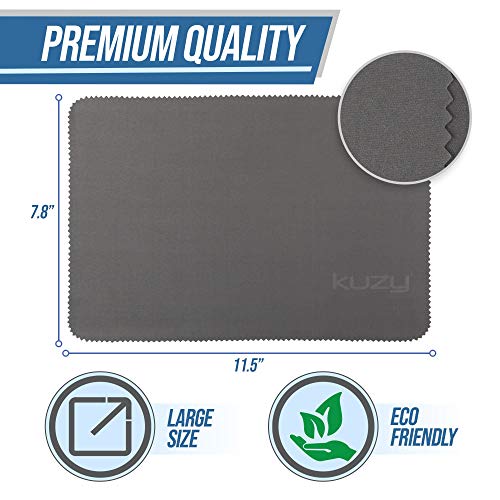 Kuzy Microfiber Cleaning Cloth for Electronics - MacBook Screen Cleaner Pro 13 14 15 16 inch and Air 13 inch - Microfiber Keyboard Cover Cloth - Glasses Cleaning Cloth - Eyeglass Cleaning Cloth, 1pc