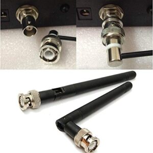 gaohou 2pcs uhf antennas with bnc connector for sennheiser ew100 ew300 ew500 g3 receiver