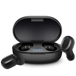 wireless earbuds bluetooth headphones in-ear, noise cancelling earbuds stereo sound, deep bass & with charging case air buds pro touch control, wireless headphone ipx7 waterproof sport