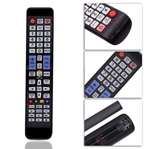 Riry Replacement Universal Samsung TV Remotes Compatible with All of Samsung Remote Control for Smart TV LCD LED HD TV with Backlight-NO Setup Required Universal Remote