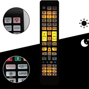 Riry Replacement Universal Samsung TV Remotes Compatible with All of Samsung Remote Control for Smart TV LCD LED HD TV with Backlight-NO Setup Required Universal Remote