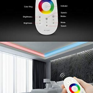 LGIDTECH FUT027 Miboxer RGBW LED Remote+Controller Receiver Box 12-24V,Compatible with 5050 3528 etc. RGBW LED Strip Lights with 5 Wires