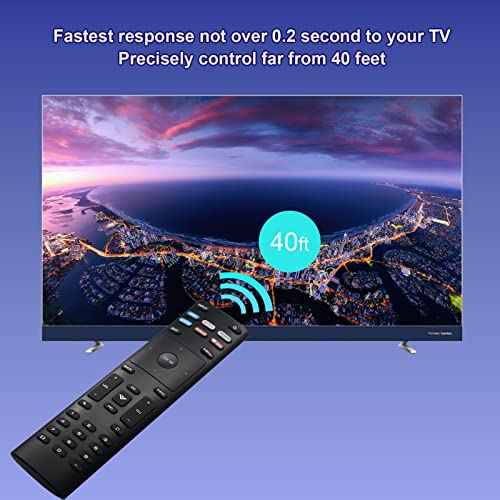 Goukano XRT136 Universal Remote Control for Vizio Smart TV Remote fit for VIZIO All LED LCD HD 4K UHD HDR Smart TVs Include D-Series E-Series M-Series P/PX-Series V-Series (Batteries Included)