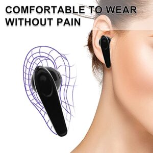 Wireless Bluetooth Headset, Stereo Sports Headphones, Touch Control Earphone, Rechargeable Earphones, with LED Display, Bluetooth V5.1, for Sports, Work, Games(Black)