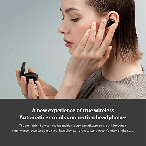 Wireless Bluetooth 5.0 Earbuds,A6X TWS Mini Stereo Earphones with Charging Box Lightweight Headset Noise Cancelling Headphones Deep Bass for Sports White One Size