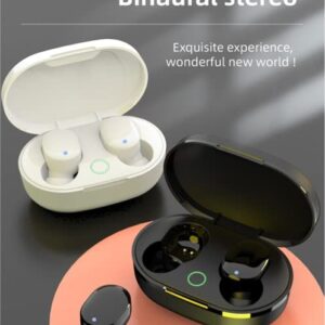 Wireless Earbuds - Bluetooth 5.0 Headphones - Noise Reduction, Sport in-Ear Headphones, IPX4 Waterproof, Touch Control with Wireless Charging Case, Battery Display, Built-in Mic, Air 3.