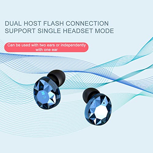 Bluetooth Headset 5.2, Two Ear Call Stereo, Compound Diaphragm, Type-C Charging Port, High Endurance Sports Bluetooth Headset Gift