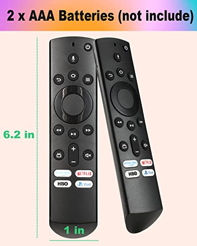 NS-RCFNA-19 NSRCFNA19 Voice Remote Control Replacement for Insignia Fire TV Edition Televisions NS-32DF310NA19 NS-39DF510NA19 NS-50DF710NA19 NS-55DF710NA19 NS-24DF310NA19 NS-43DF710NA19