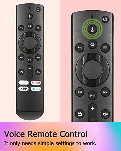 NS-RCFNA-19 NSRCFNA19 Voice Remote Control Replacement for Insignia Fire TV Edition Televisions NS-32DF310NA19 NS-39DF510NA19 NS-50DF710NA19 NS-55DF710NA19 NS-24DF310NA19 NS-43DF710NA19