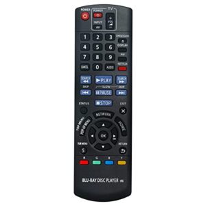 new panasonic- replaced blu-ray disc dvd player remote ir6 (n2qayb000574 n2qayb000575 n2qayb000883) fit for panansonic dmp-bd75 dmp-bd755 and all panasonic brand blu-ray dvd player