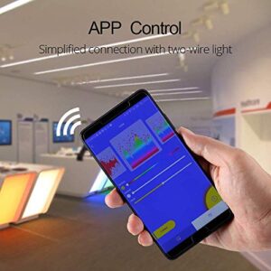 RGBZONE WS2812b WS2811 SP107E Music Bluetooth Controller, DC 5-24V, Support LED IC Chip Suit for LED Strip, iOS Android App Control, Module Buli-in Mic/AUX Input, Suit Indoor