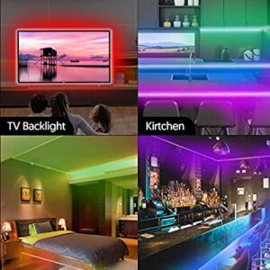 Avatar Controls TV LED Backlights, 9.8FT Smart LED Lights for Behind TV with Music Sync 16 Million Colors Changing RGB Strip Lights Works with Alexa Google Home for 40-60 inch TVs, WiFi APP Control